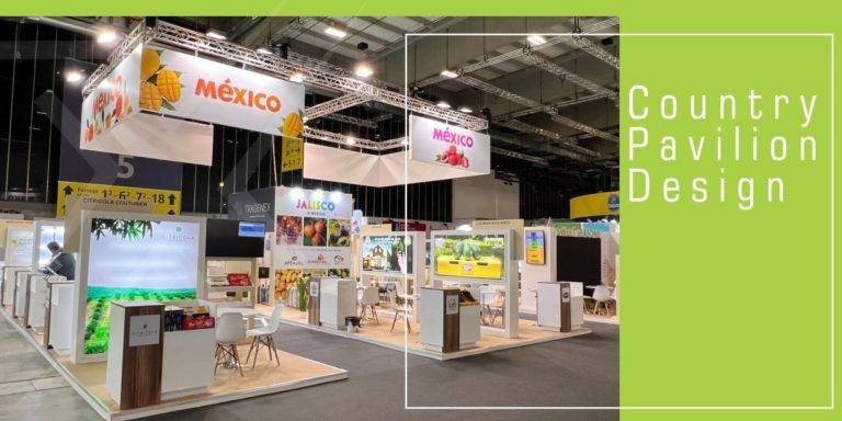 Country pavilion exhibition stands | Pavilion exhibition stand