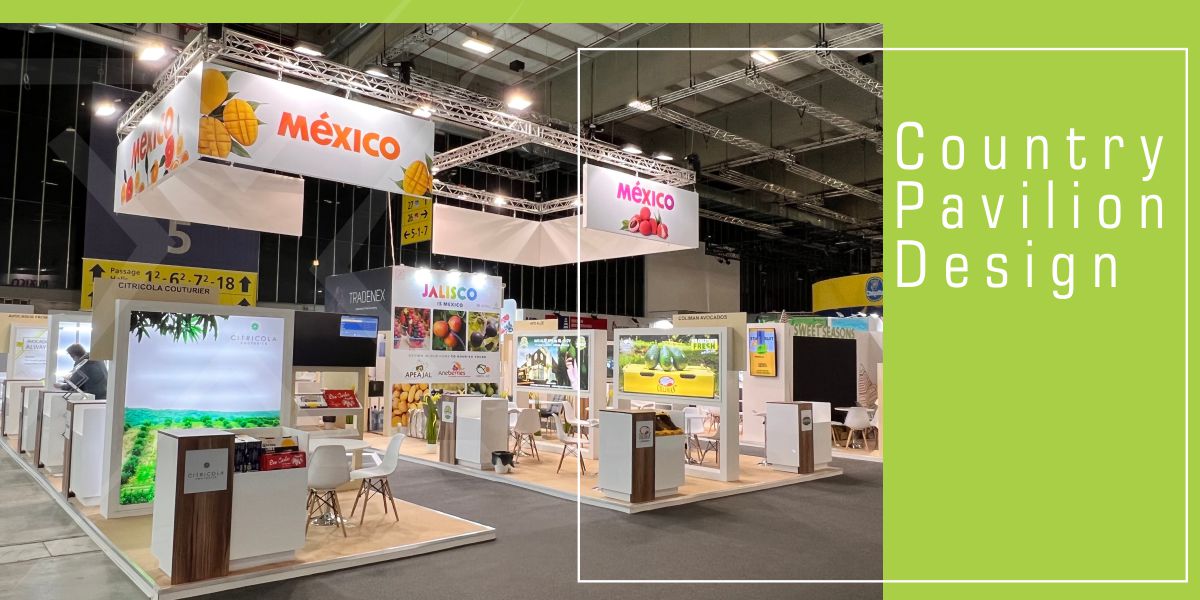 Country pavilion exhibition stands | Pavilion exhibition stand